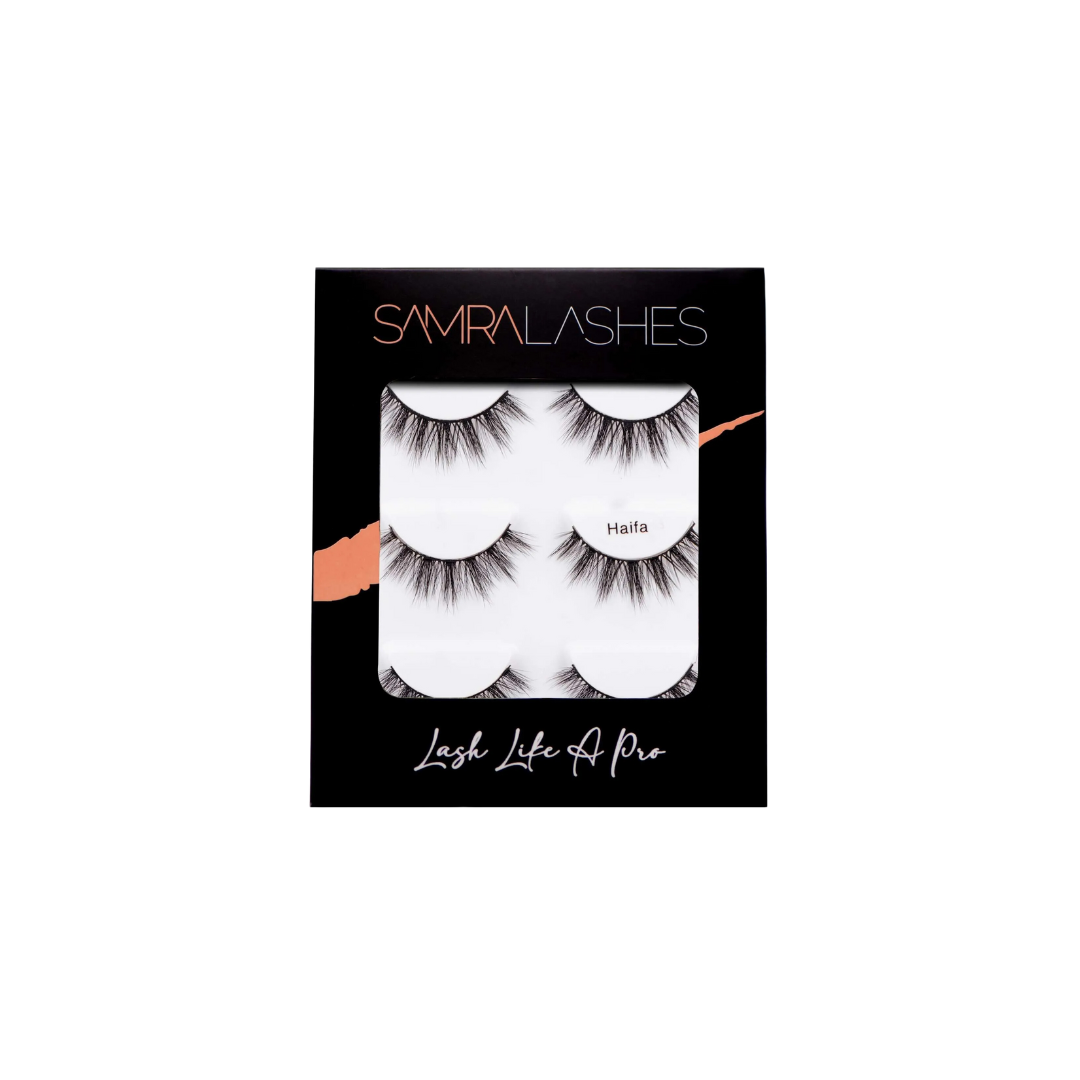 Samra Beauty Lashes - Haifa (3 pairs)| Makeup Tools – Feel22