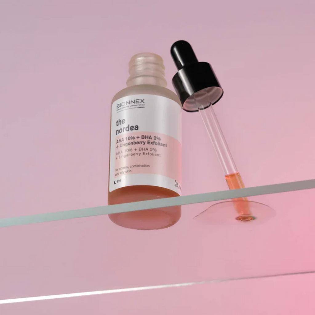 Bionnex Nordea Aha 10% + Bha 2% Exfoliate + Lingonberry Serum 30ml| Skincare – Feel22