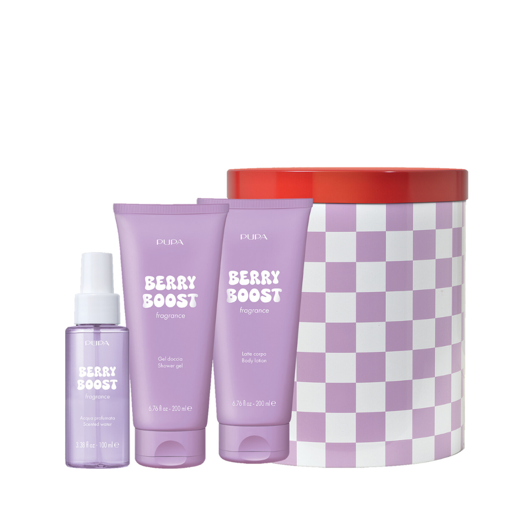 Pupa Milano Happy Box Shower Gel, Body Milk and Scented Water Set| Body ...