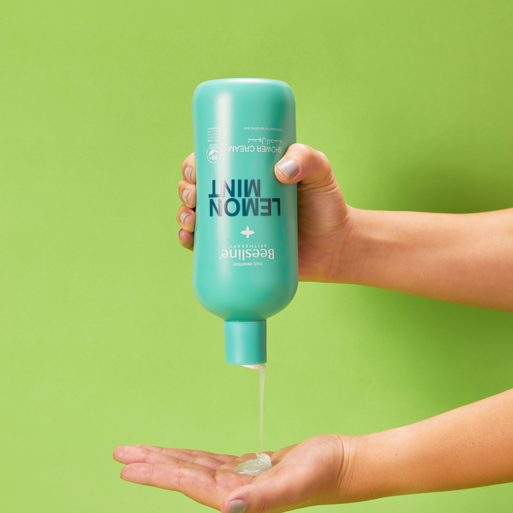 Beesline Lemon & Mint Shower Cream| Natural Personal Care Products – Feel22