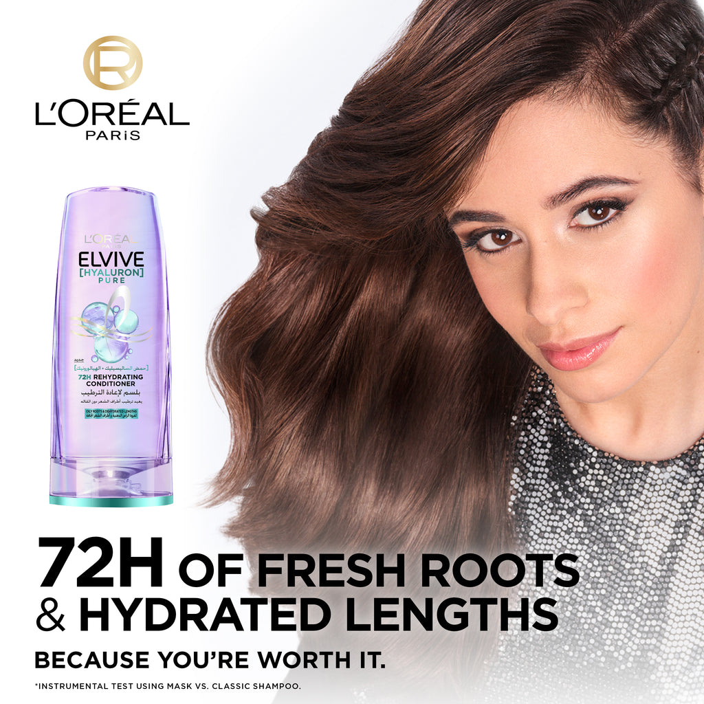 L'Oréal Paris Elvive Hyaluron Pure Conditioner 200ml | Haircare – Feel22