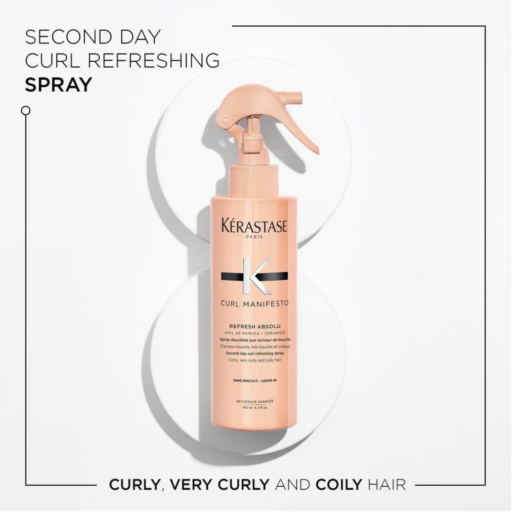 Kérastase Curl Manifesto Refresh Absolu Curl Refreshing and Restyling ...