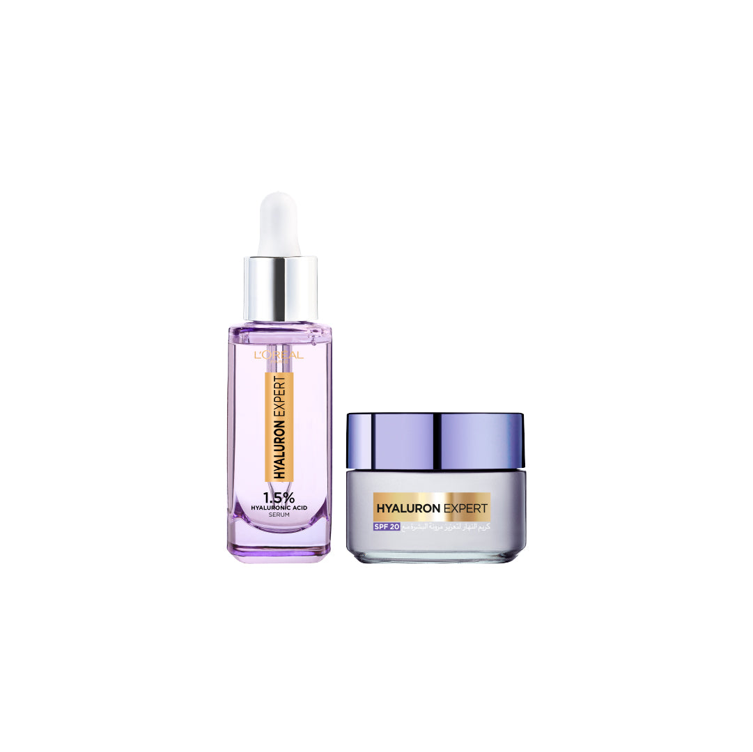 L'Oréal Paris Hyaluron Expert Moisturiser And Plumping Duo Bundle At 2 ...