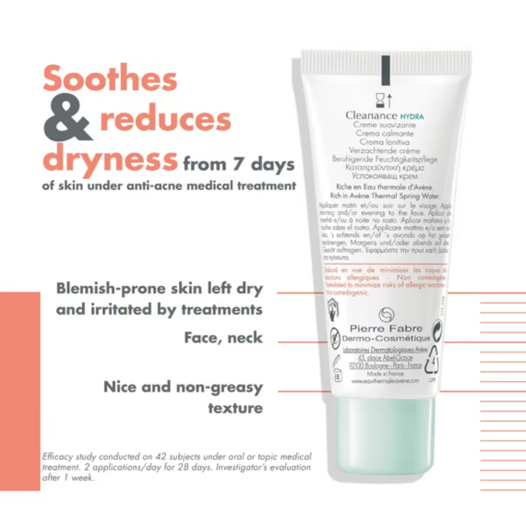 Avene Cleanance Hydra Soothing Cream 40ml | Skincare – Feel22