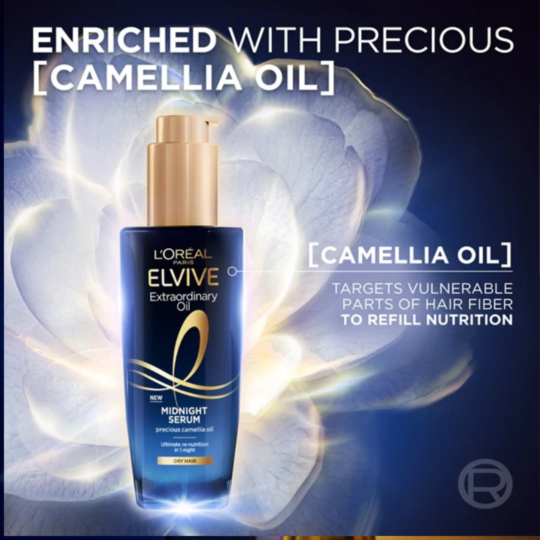 L'Oréal Paris Elvive Extraordinary Oil Midnight Serum 100ml – Feel22