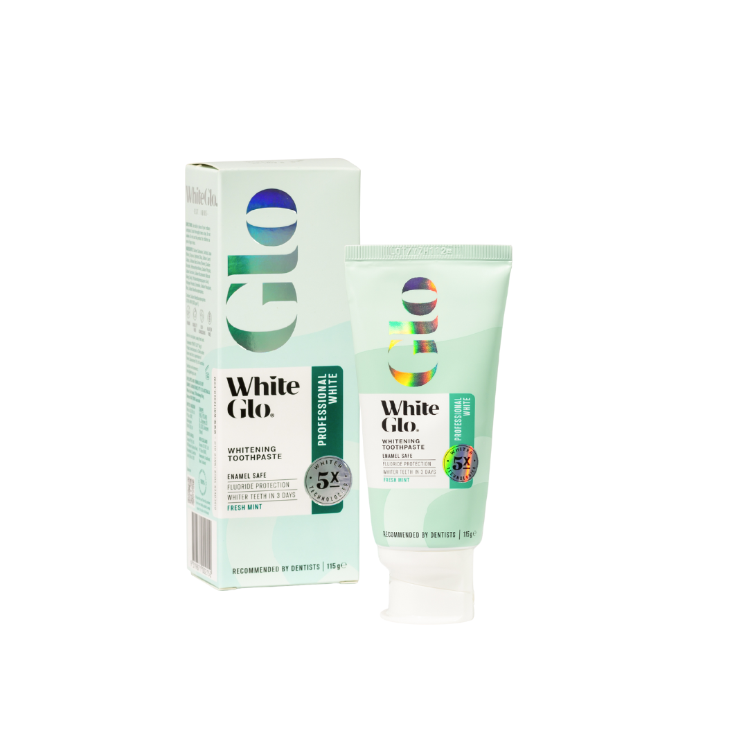 White Glo Enamel Safe Professional White Toothpaste 115g| Dental Care ...