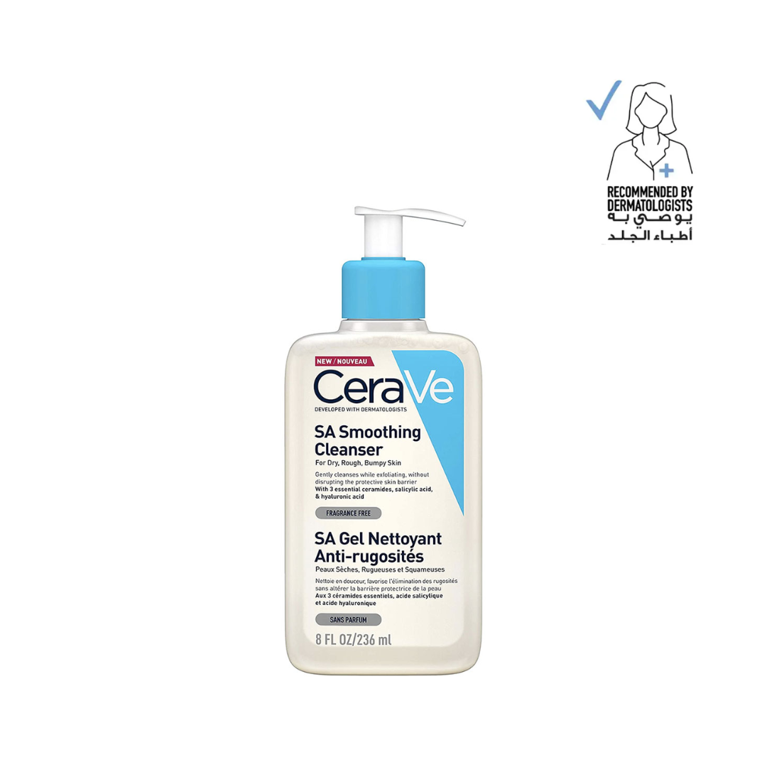 CeraVe SA Smoothing Cleanser For Normal, Dry And Rough Skin 236ml ...