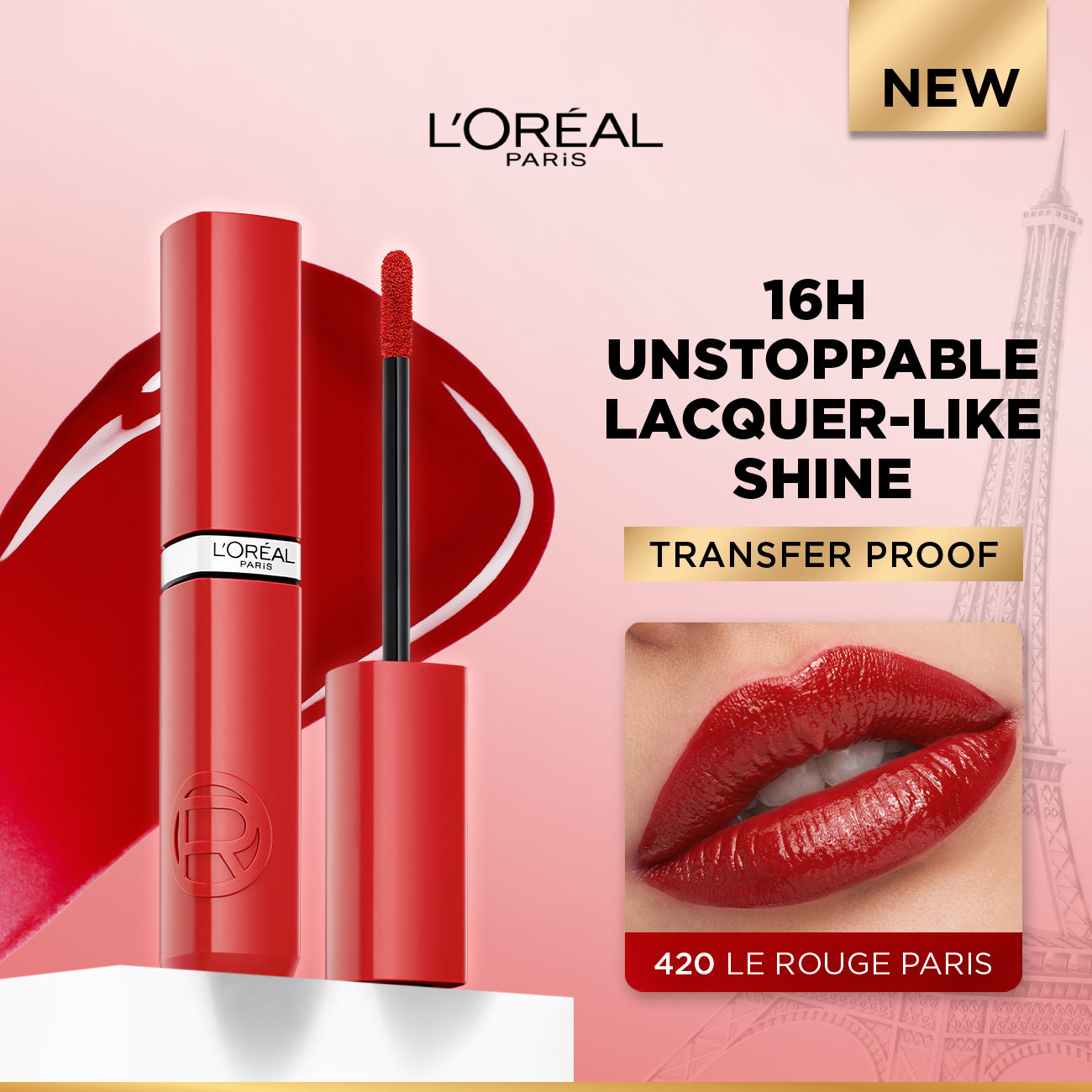 L'Oreal Paris Infallible Laque Resistance Liquid Lipstick 16H Lacquer ...