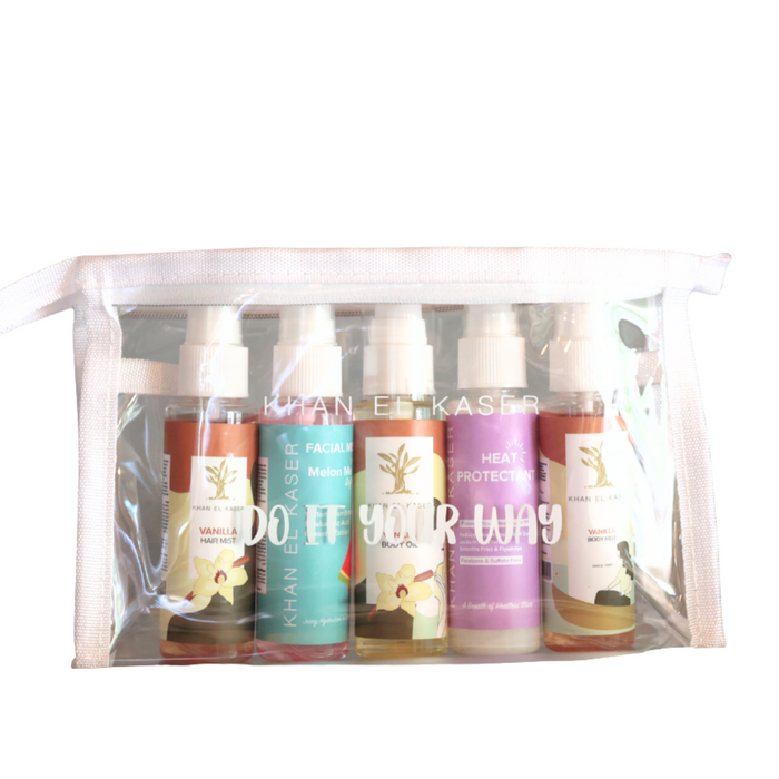 Khan El Kaser Vanilla Pouch Bag | Skincare Sets – Feel22