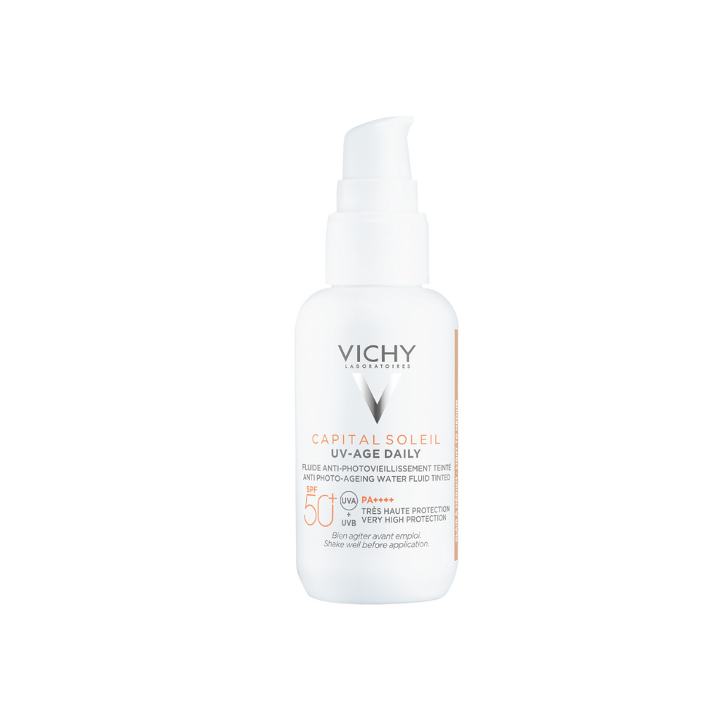 Vichy Capital Soleil UV-Age Daily Anti-Photo Ageing Water Fluid Tinted SPF50+ 40ml | Feel22 ...