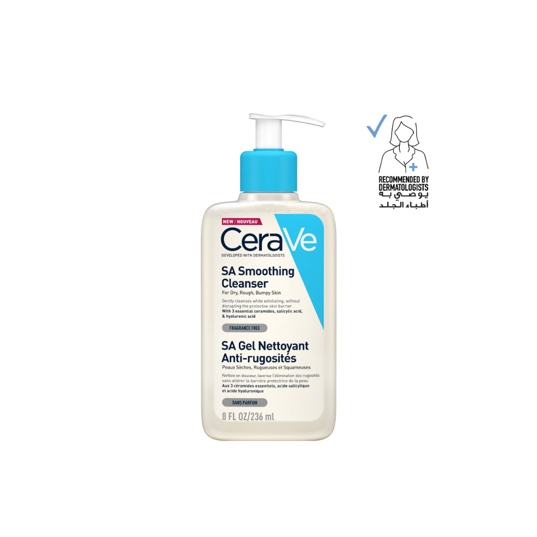 CeraVe SA Smoothing Cleanser For Normal, Dry And Rough Skin 236ml ...