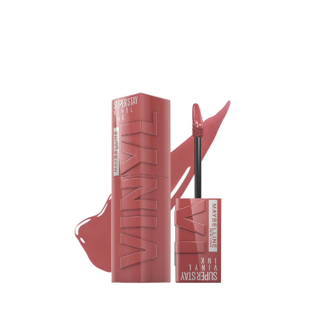 Maybelline New York Super Stay Vinyl Ink Long lasting Instant Shine Li ...