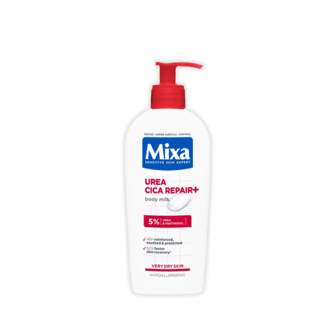 Mixa Urea Cica Repair Body Lotion - For Keratosis Pilaris, Dry, Flaky ...