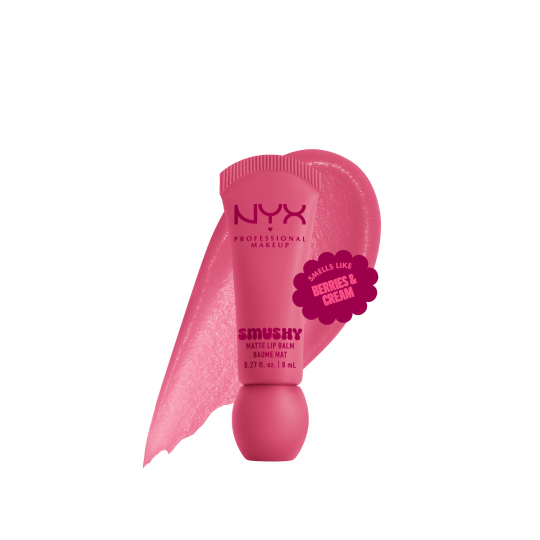 NYX Professional Makeup Smushy Matte Lip Balm, Soft Diffused Color ...