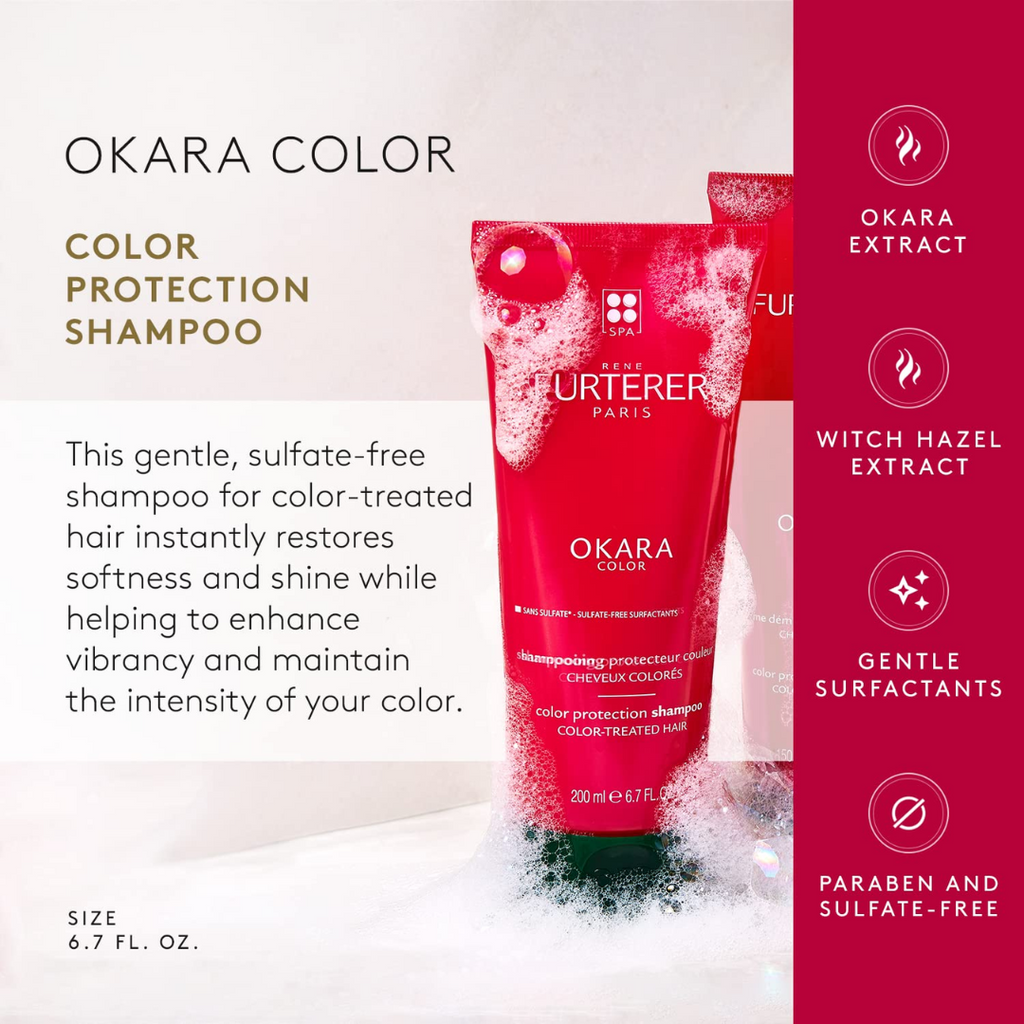 Rene Furterer Okara Protect Color Radiance Enhancing Shampoo|Hair Care ...