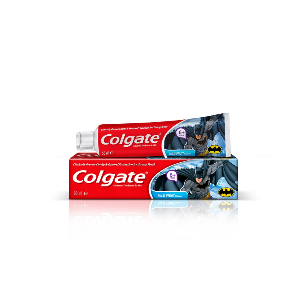 Colgate Kids Boys Fluoride 6+ Batman Toothpaste, 50ml |FEEL22| LEBANON ...