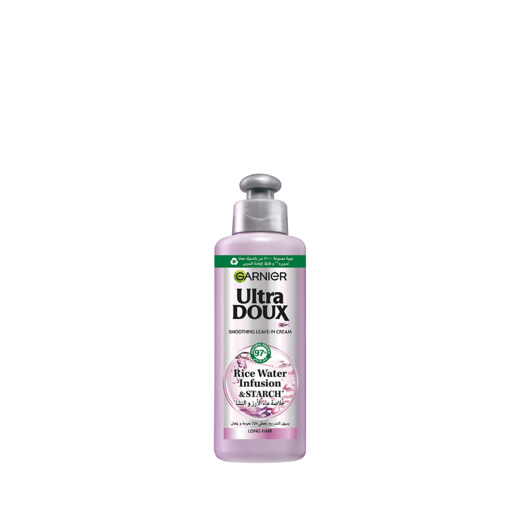 Garnier Ultra Doux Rice Water Infusion & Starch Leave In Cream For Long ...