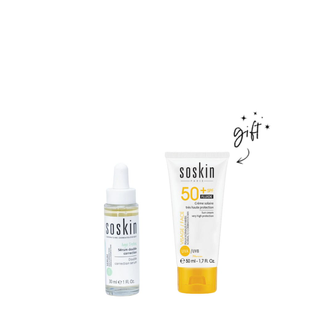 Soskin Age Detox Serum + Free Sunscreen Bundle | Skincare – Feel22