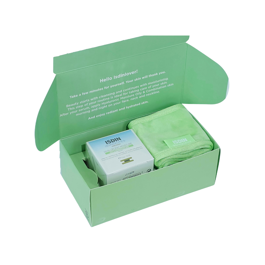 Isdin Hyaluronic Moisture For Oily Skin Routine Gift Set | Skincare Set ...