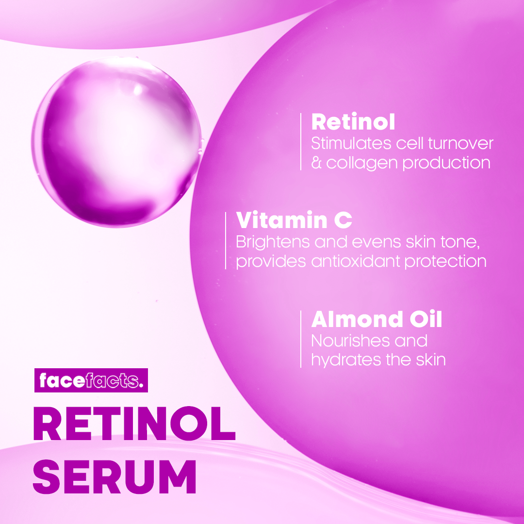 Face Facts Retinol Facial Serum 30ml| Skin Care – Feel22