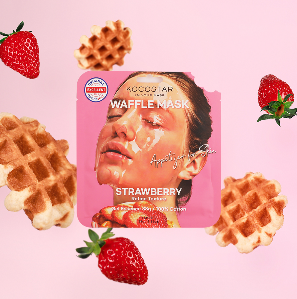 Kocostar Waffle Mask Strawberry| Skincare – Feel22
