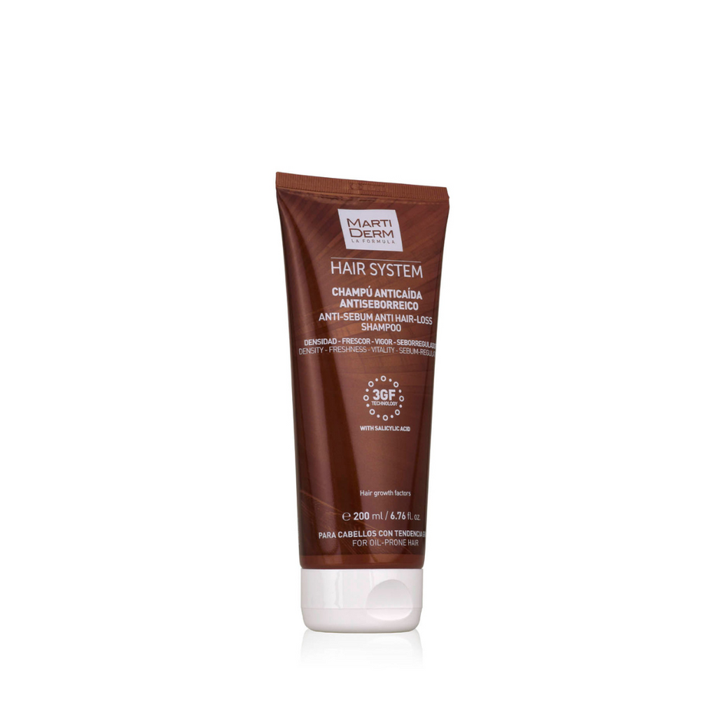 MartiDerm Hair System Anti-Sebum Anti Hair-Loss Shampoo 200ml| Skincare ...