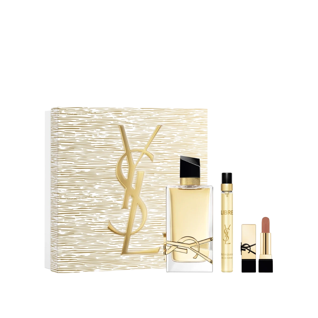 Yves Saint-Laurent Libre Eau De Parfum And Mini Rouge Pur Couture ...