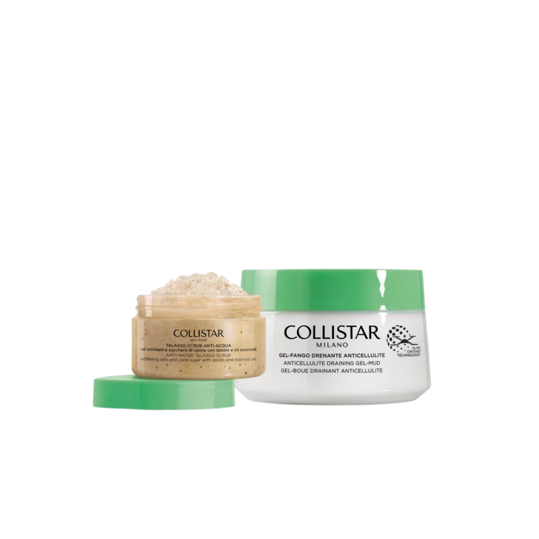 Collistar Set Antiwater Scrub 150g + Draining Gel Mud 400ml | Body – Feel22