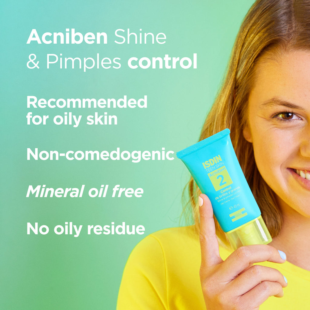 Isdin Acniben Shine & Pimples Control Gel Cream 40ml| Skincare – Feel22