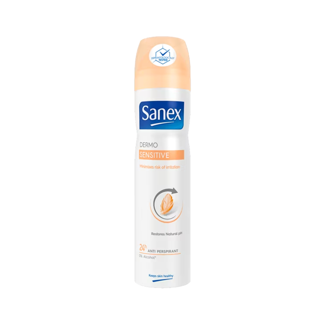 Sanex Dermo Sensitive 24H Anti-Perspirant Spray | feel22 | Lebanon – Feel22
