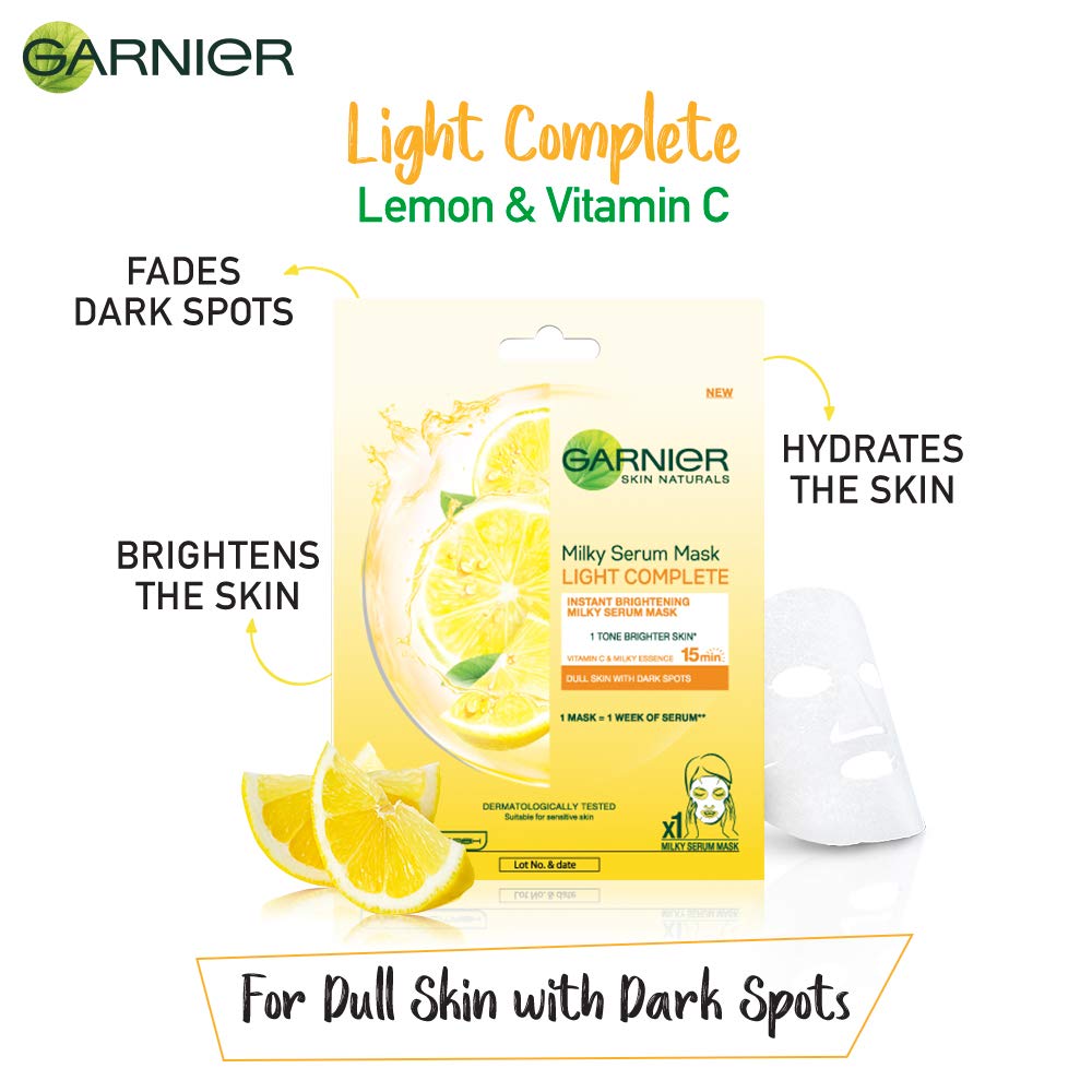 Garnier Fast Bright Tissue Mask For Uneven & Dull Skin | Skincare – Feel22