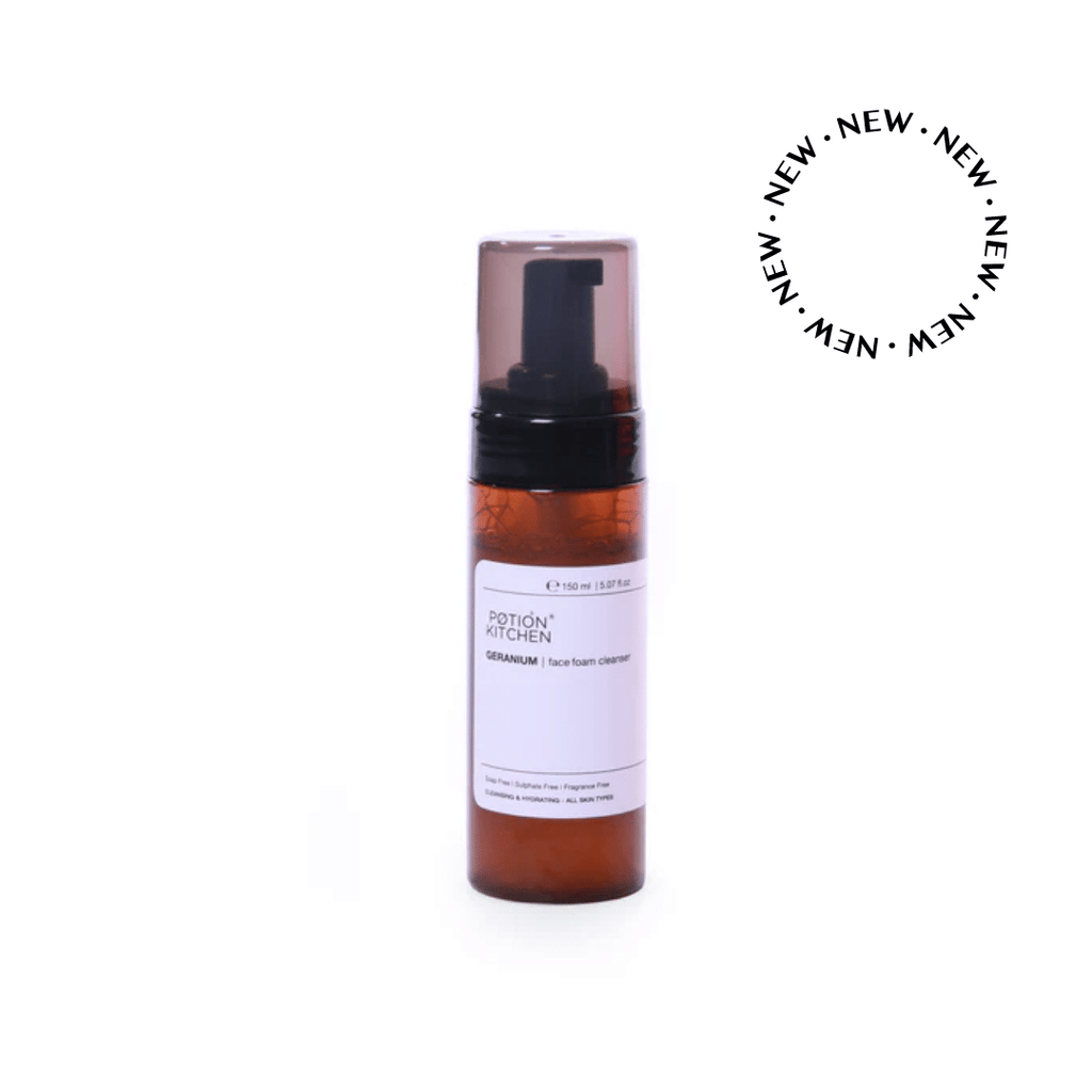 Potion Kitchen Geranium Face Foam Cleanser | Skincare | Face Wash – Feel22
