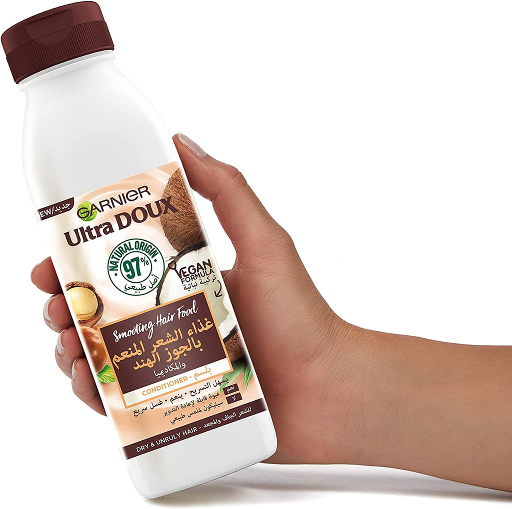 Garnier Ultra Doux Vegan Hair Food Coconut & Macadamia Conditioner ...