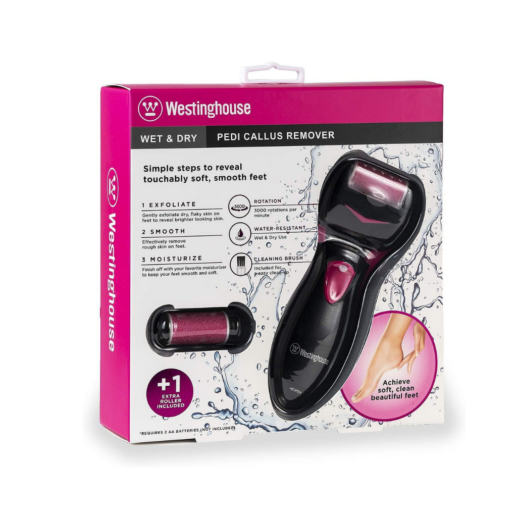 Westinghouse Electric Pedi Callus Remover Foot Scrubber | Electronics ...