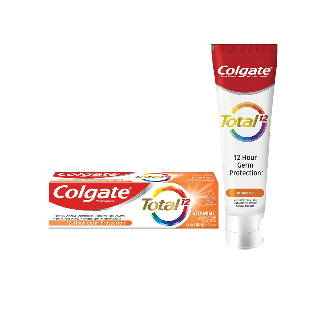 Colgate Total Vitamin C Toothpaste 12 Hour Germ Protection 75 ml| Oral ...