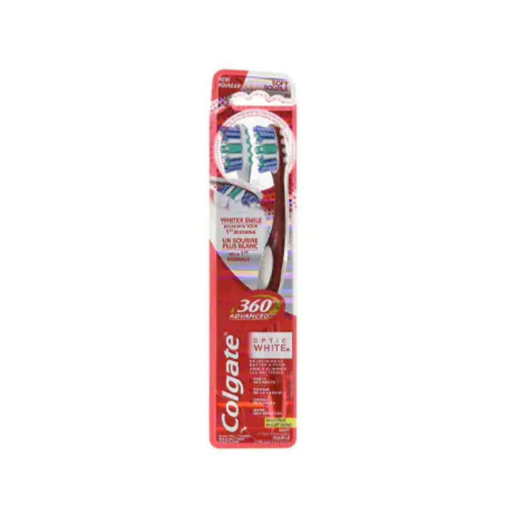 Colgate 360 Toothbrush Optic White Soft Buy 1 Get 1 Free| Dental Care ...
