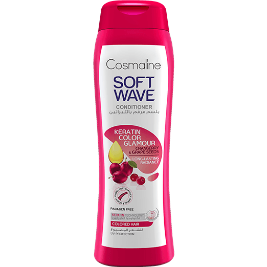 Cosmaline Soft Wave Keratin Color Glamour Conditioner 400ml | Hair Care ...