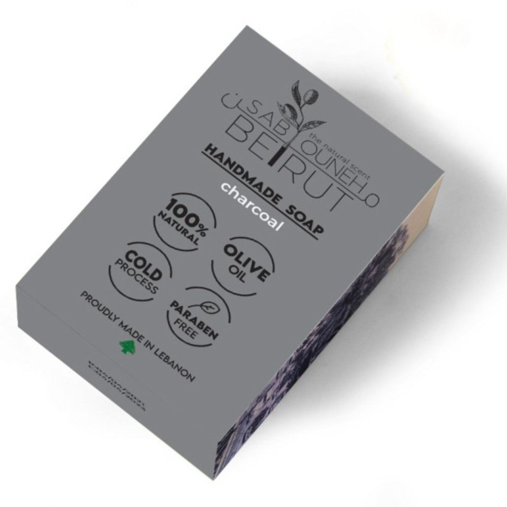 Sabouneh Mn Beirut Charcoal Organic Soap | FEEL22 | LEBANON – Feel22
