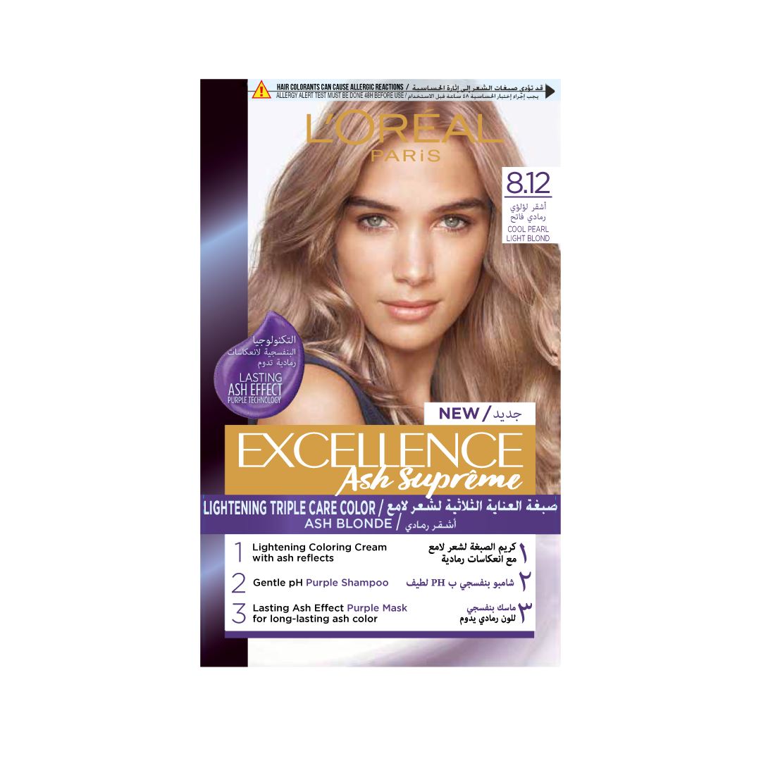 L’Oreal Paris Excellence Ash Supreme Hair Cream Color | Light Blonde ...