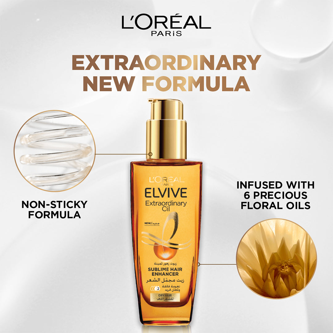 L Oreal Paris Elvive Extraordinary Oil Treatment Hair Care Feel22