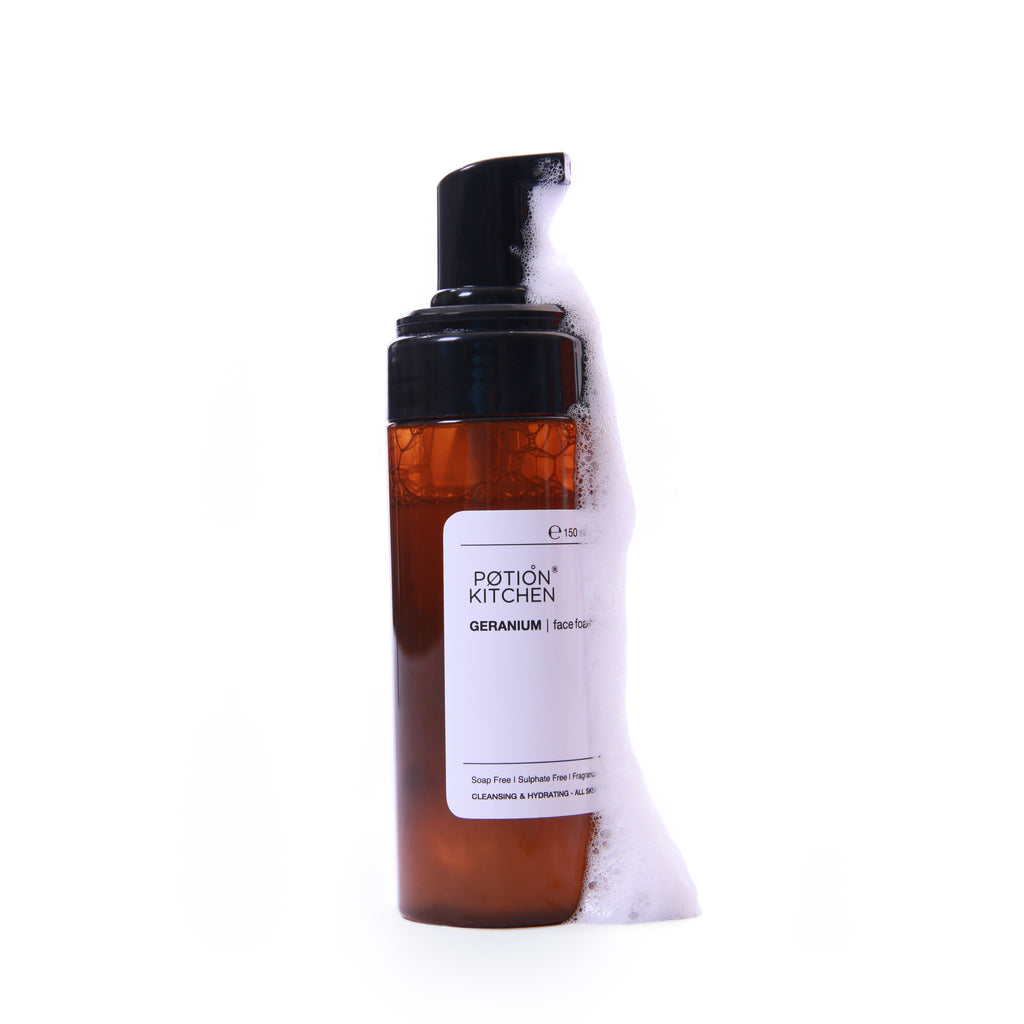 Potion Kitchen Geranium Face Foam Cleanser | Skincare | Face Wash – Feel22