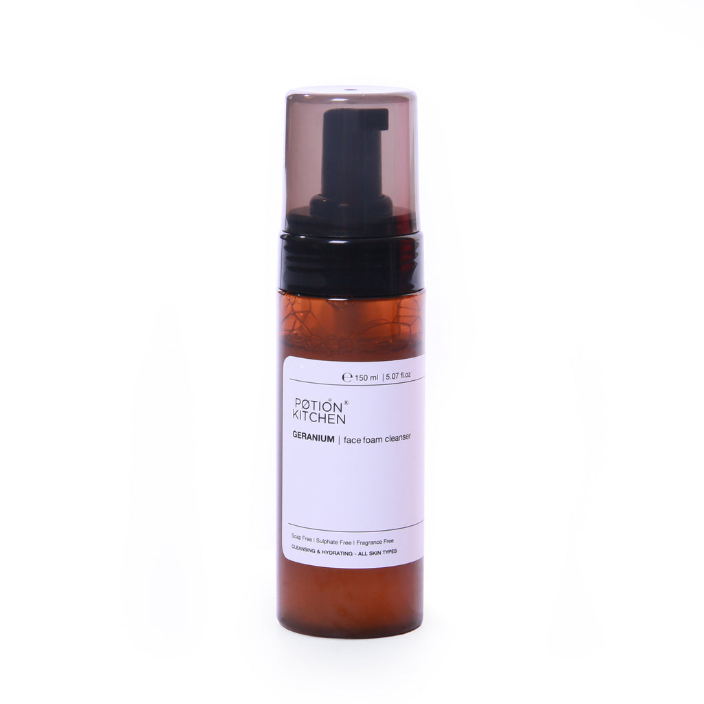 Potion Kitchen Geranium Face Foam Cleanser | Skincare | Face Wash – Feel22